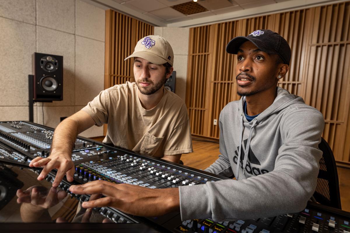 Stephen F. Austin State University Unveils New Recording Studio ...