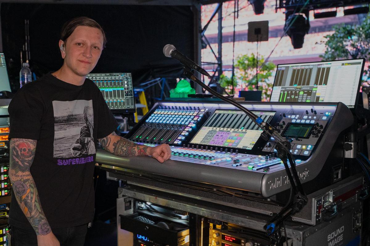 Solid State Logic Live Mixing Consoles at FOH and Monitors for Lana Del ...