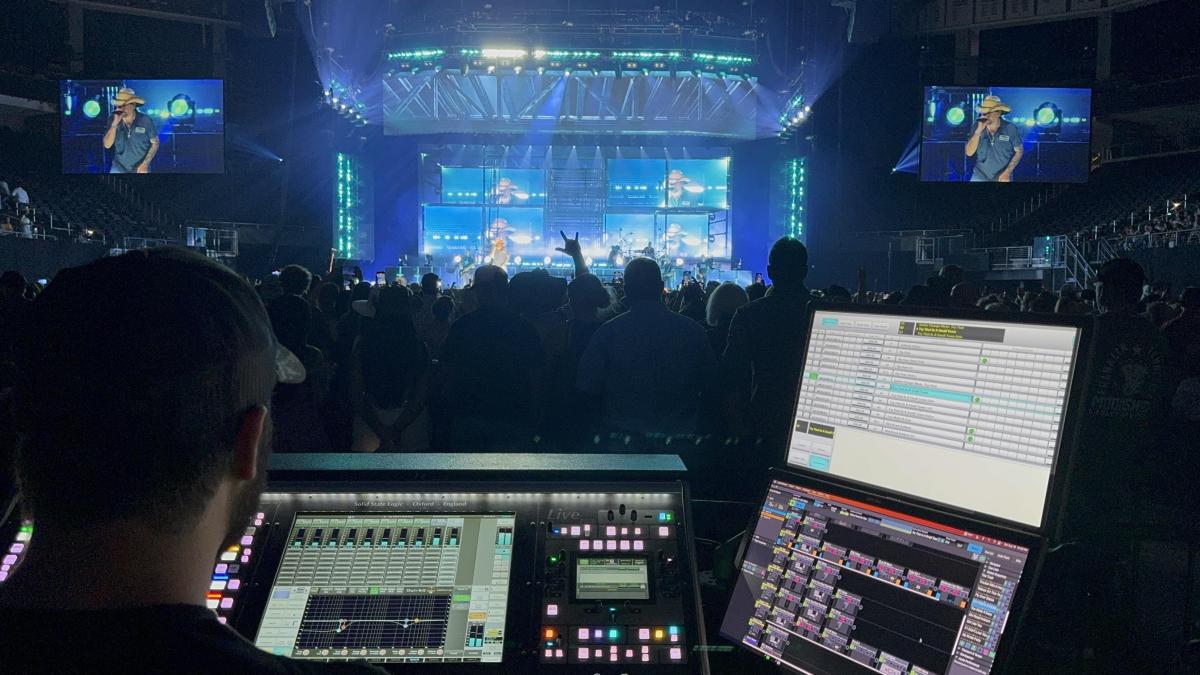 Jason Aldean's Full Throttle Tour in Full Swing, Featuring Two Solid State Logic L550 Plus ...