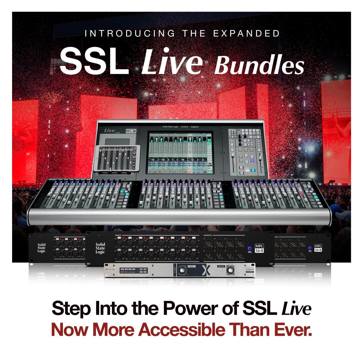 Solid State Logic Expands its SSL Live Range Bundles with the new MPL ...