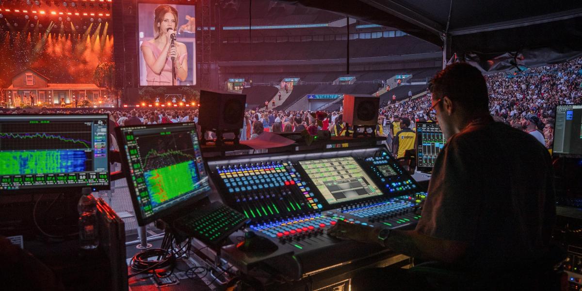 Solid State Logic Live Mixing Consoles at FOH and Monitors for Lana Del Rey's All-Stadium Tour ...