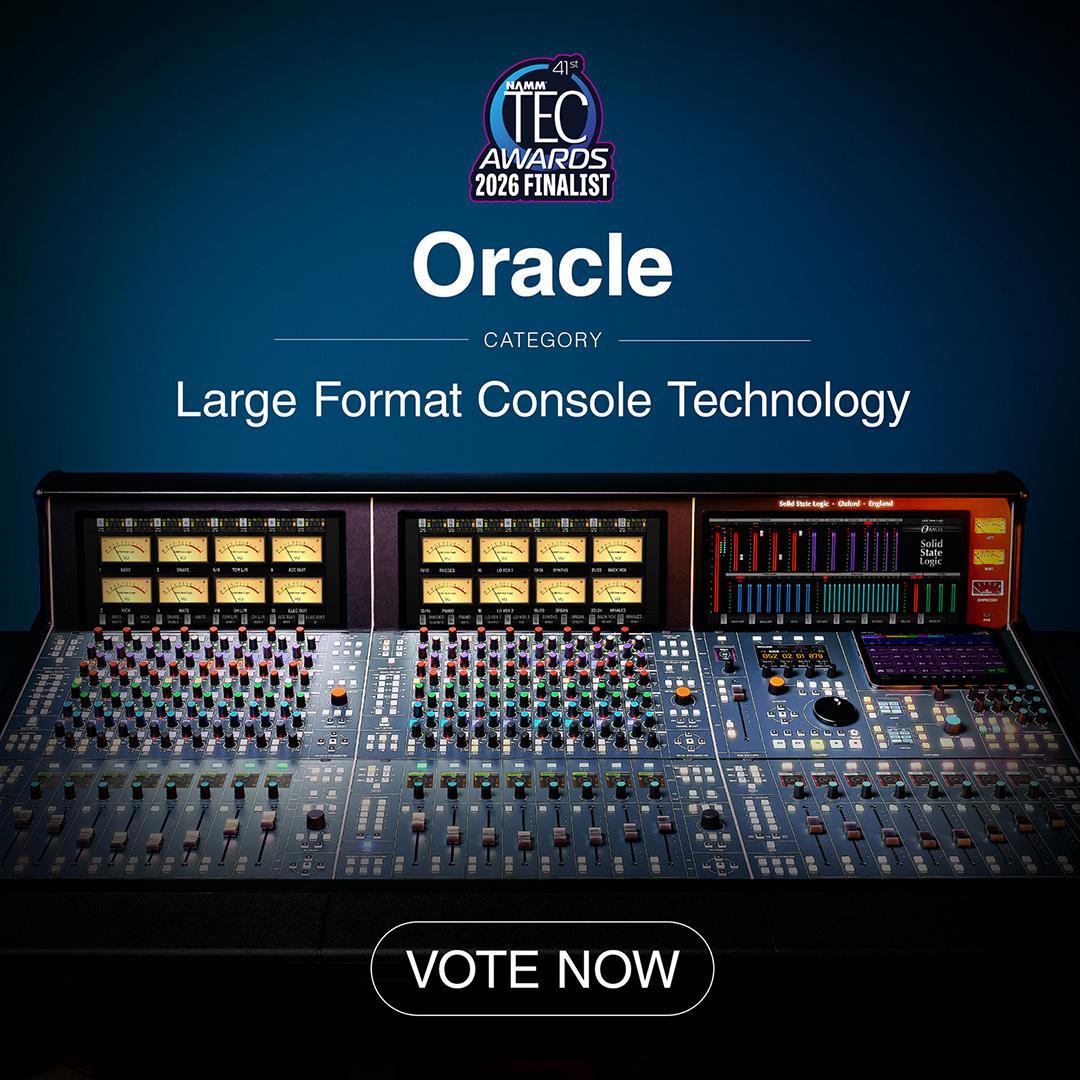 Solid State Logic is Finalist in Three Categories for 2026 NAMM TEC ...