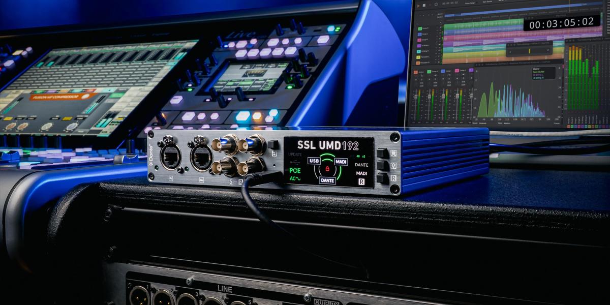 Solid State Logic Launches UMD192 - The Most Powerful MADI & Dante ...